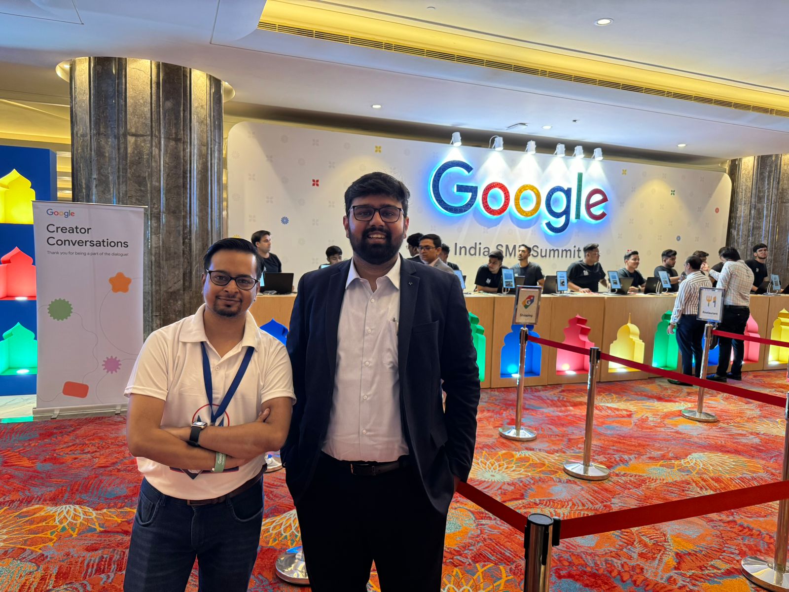 Google India SMB Summit 2024 - OptMum Digital Marketing
